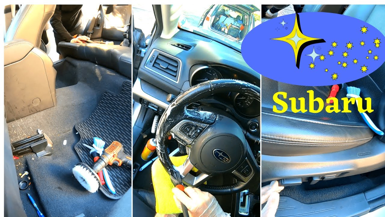 CLEANING A DIRTY Subaru Outback INTERIOT | A DAY In DETAILING Service ...