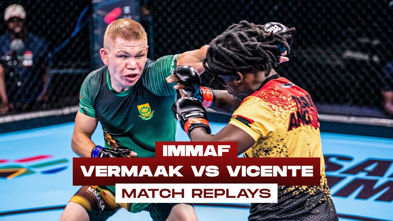 Vermaak vs. Vicente at the 2022 Africa Championships | IMMAF Match ...
