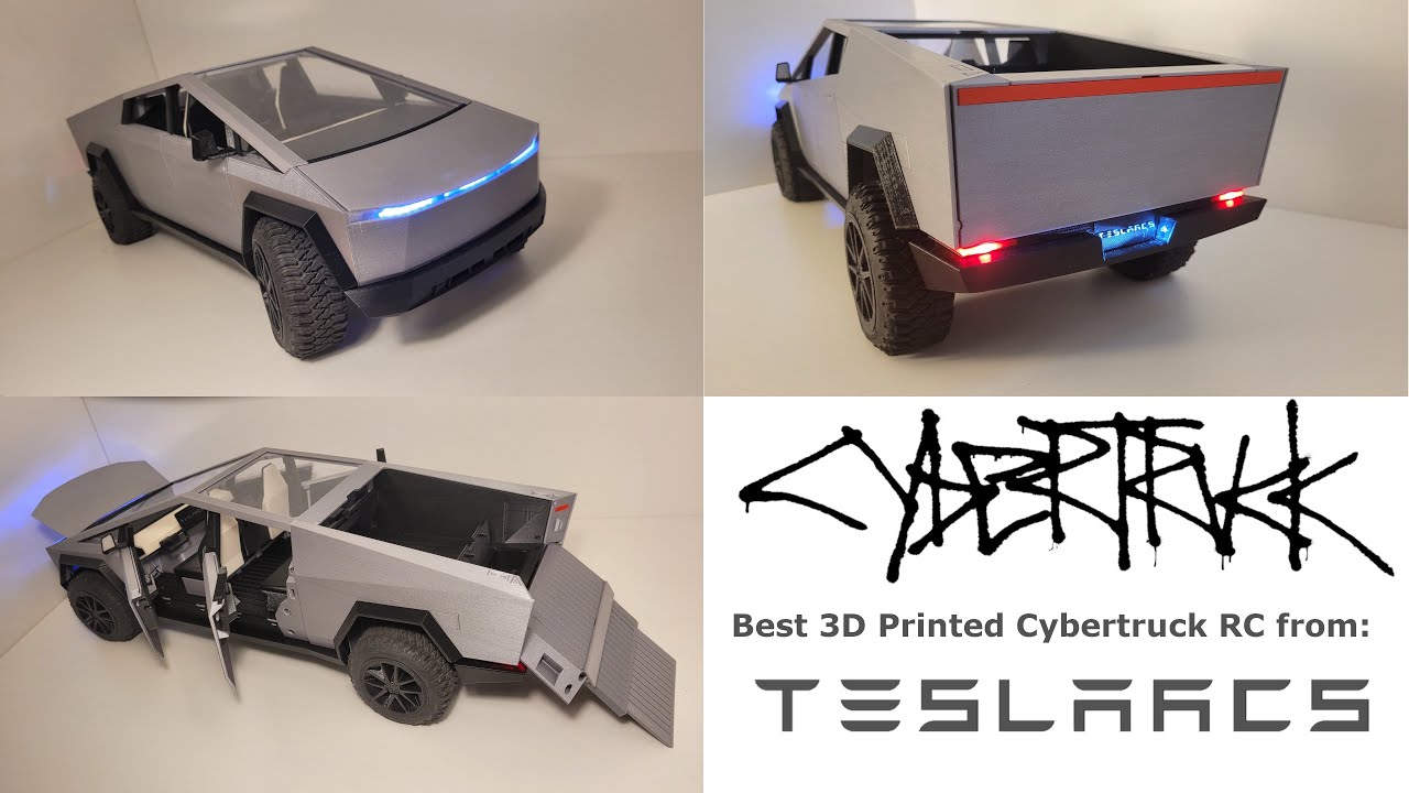 Best 3D Printed Tesla Cybertruck RC? - YouTube