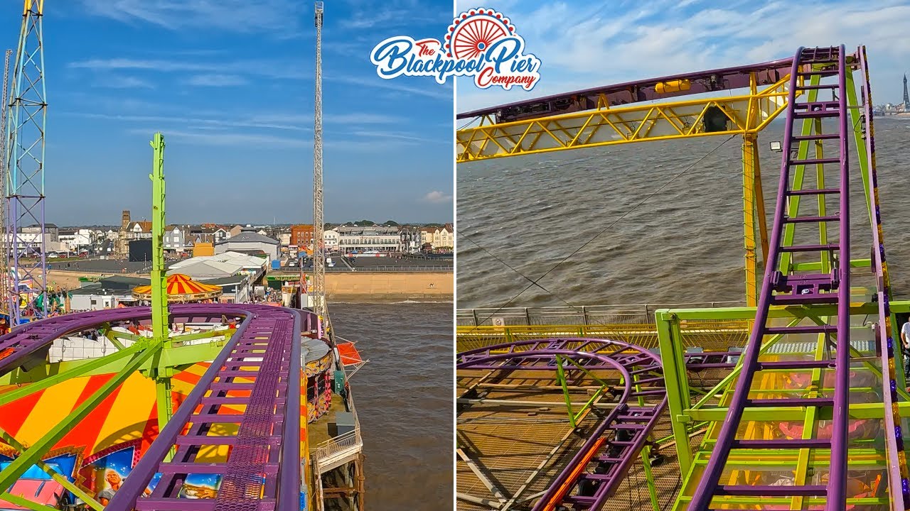 Crazy Coaster On-Ride POV 4K | South Pier Blackpool - YouTube