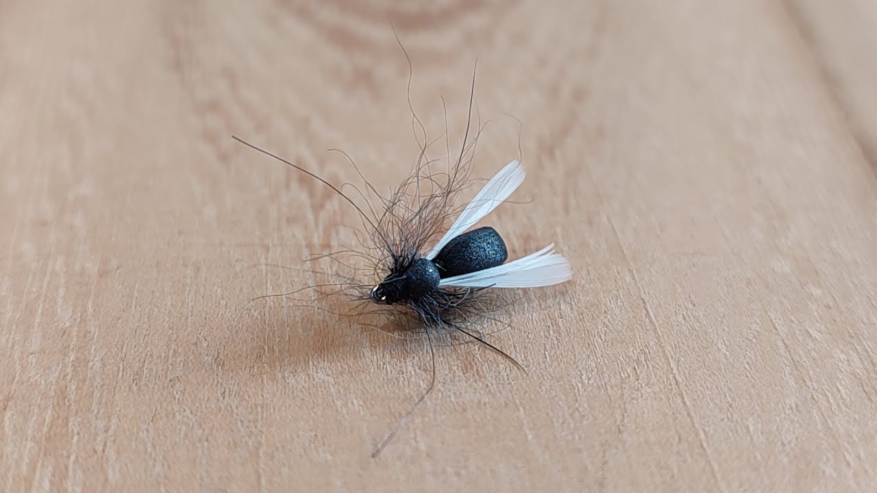 Fly Tying - Black Foam Ant - YouTube