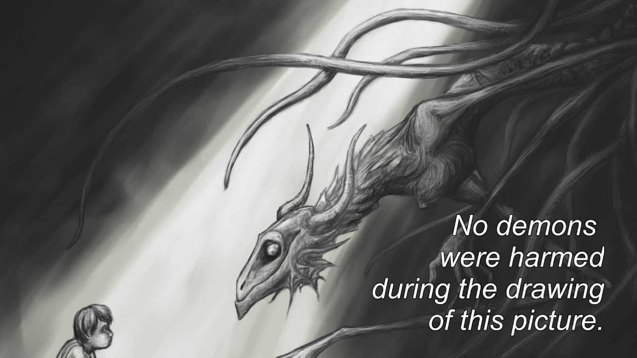 How I Draw A Demon - YouTube