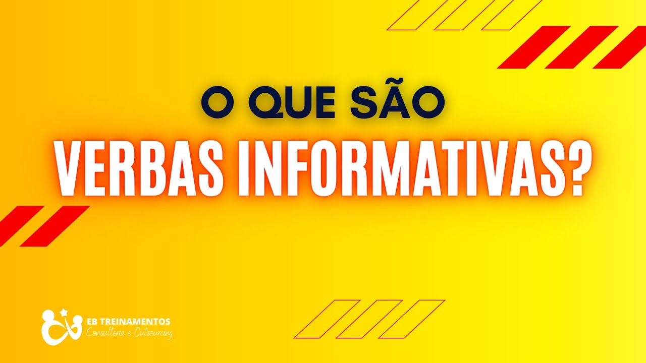 O que são verbas informativas? Entenda de uma vez... - YouTube