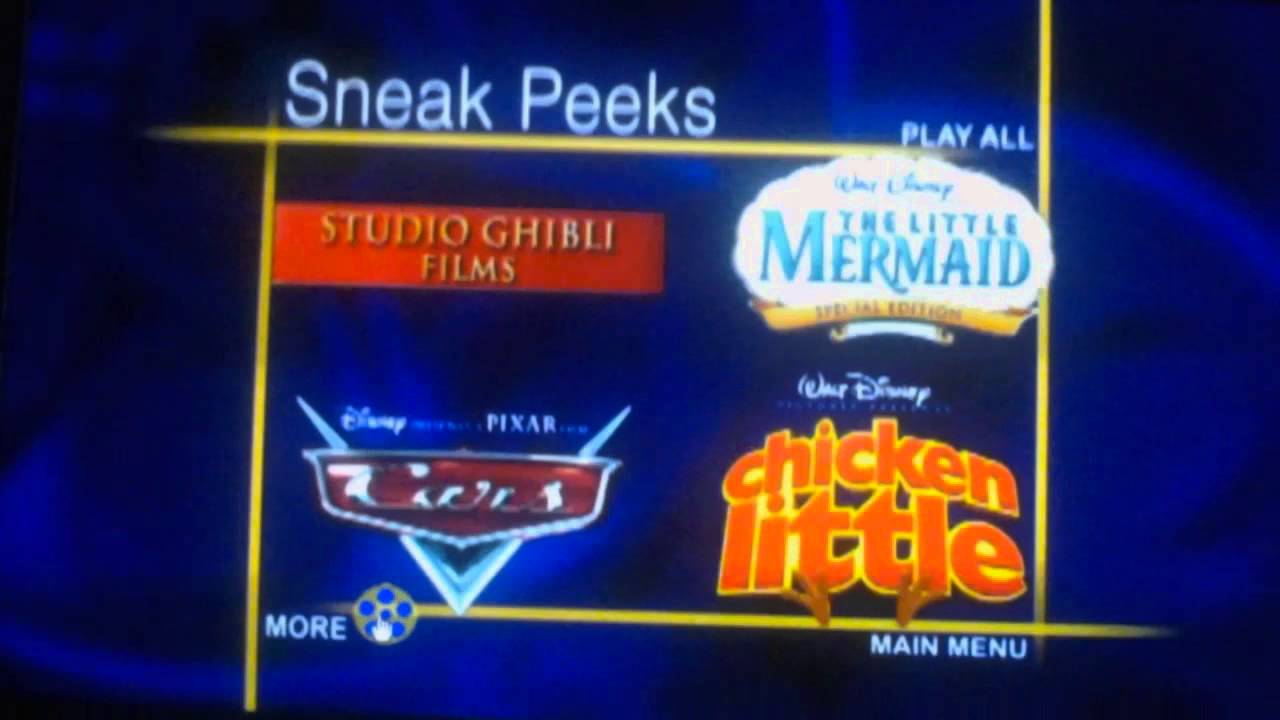 Sneak Peeks Menu - YouTube