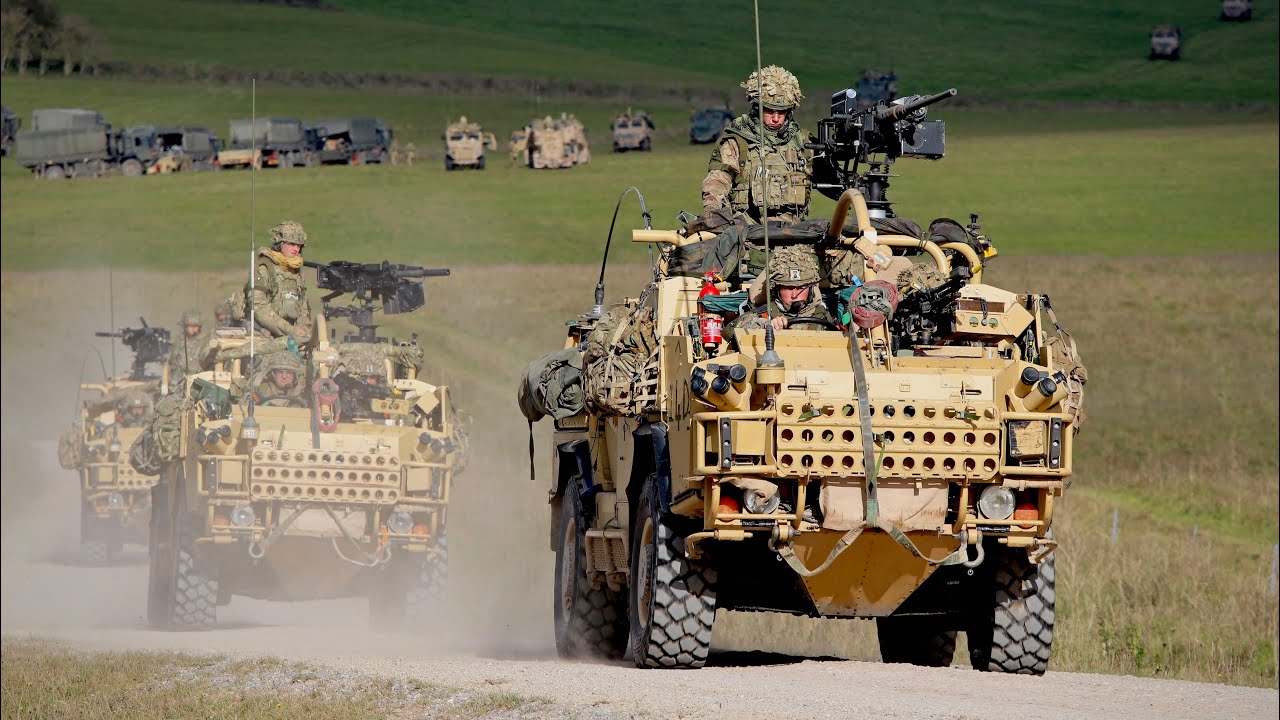 Ex Wessex Storm 2023; Convoy movements 🇬🇧 - YouTube