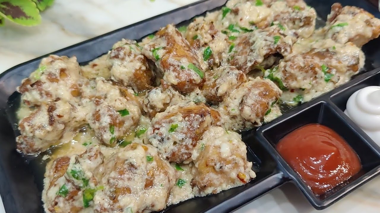 If you have Chicken Then Try Cheesy Chicken Starter Recipe - YouTube