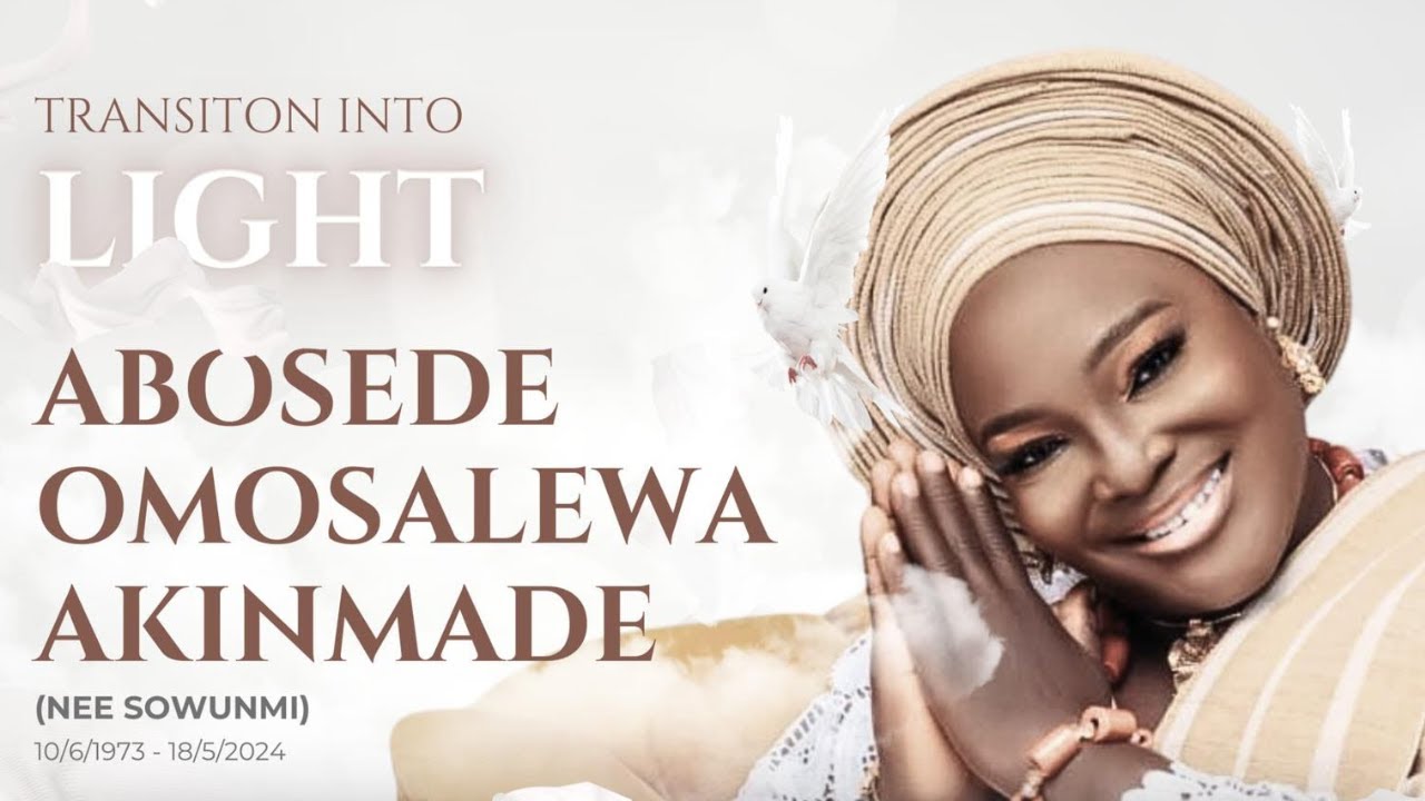 Transition Into Light - Sis Abosede Omoshalewa Akinmade - YouTube