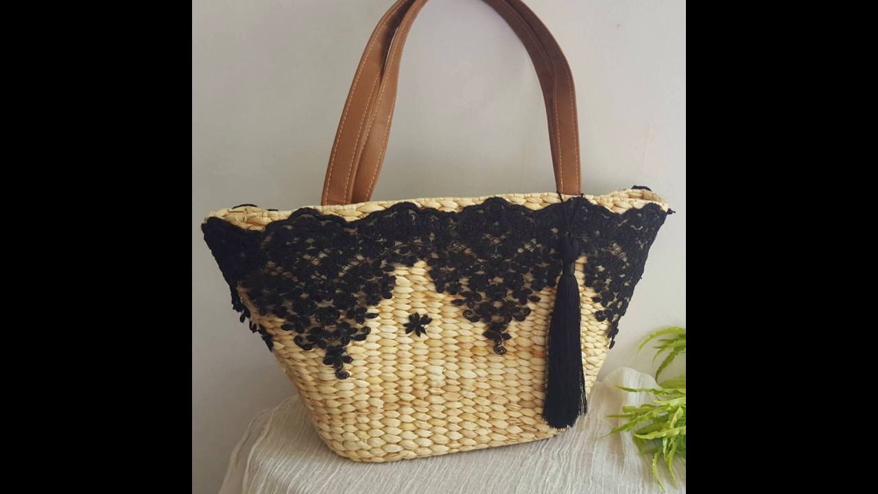 Water Hyacinth Handicrafts Supplier Indonesia - Yanis Gallery - YouTube