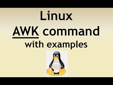 AWK command in Linux, Unix with examples | How to use AWK command | Linux Tutorials