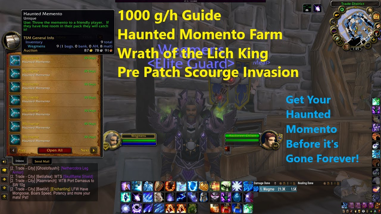 [EASY] 1000g/h Haunted Momento Guide Exclusive Prepatch Item! Get it ...