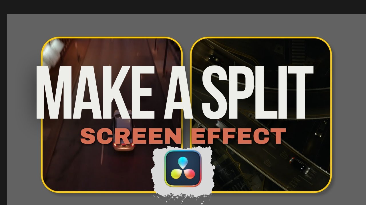 How do you Make a Split Screen Effect in DaVinci Resolve - YouTube