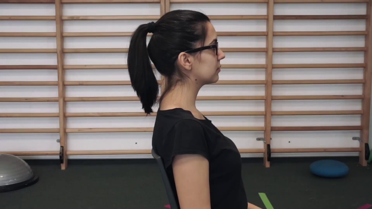 Reha Clinic - Exerciții pentru zona cervicală - YouTube