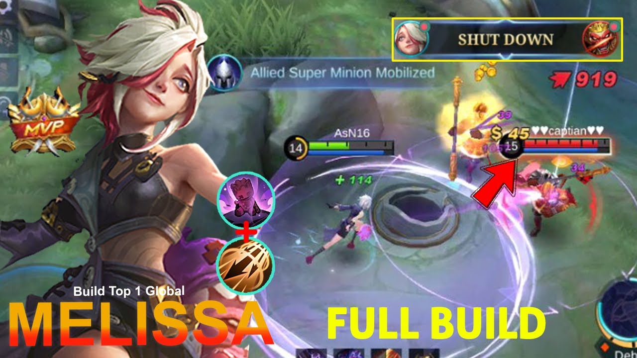Full Build + MVP SHUT DOWN Melissa with Inspire Build Top 1 Global ...