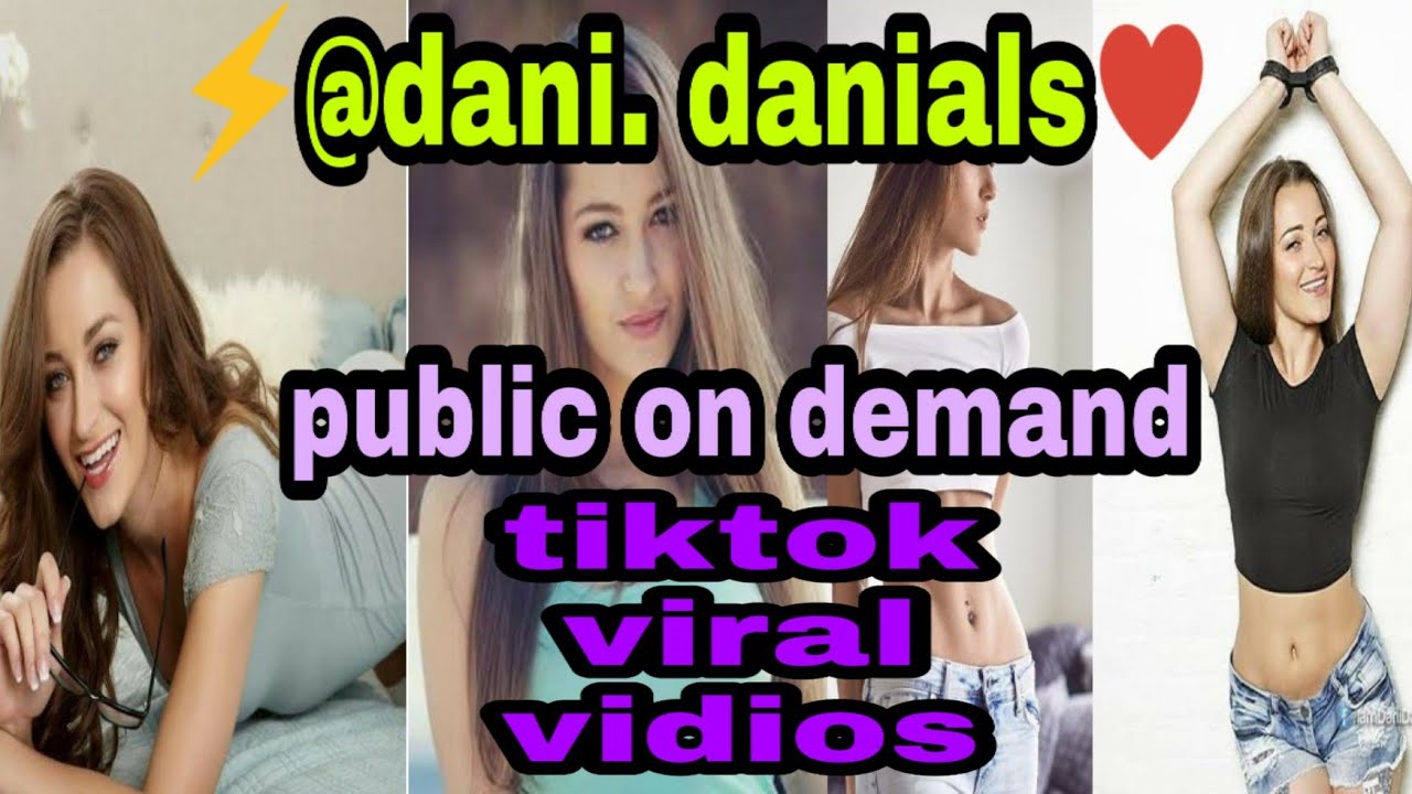 Famous hot Dani Daniels Tik Tok videos #danidaniels - YouTube