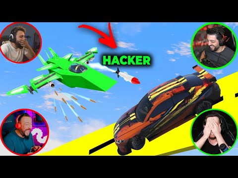 OYUNA HİLE GİRERSE ! EKİPLE ÇILGIN ANLAR GTA 5 KOMİK ANLAR
