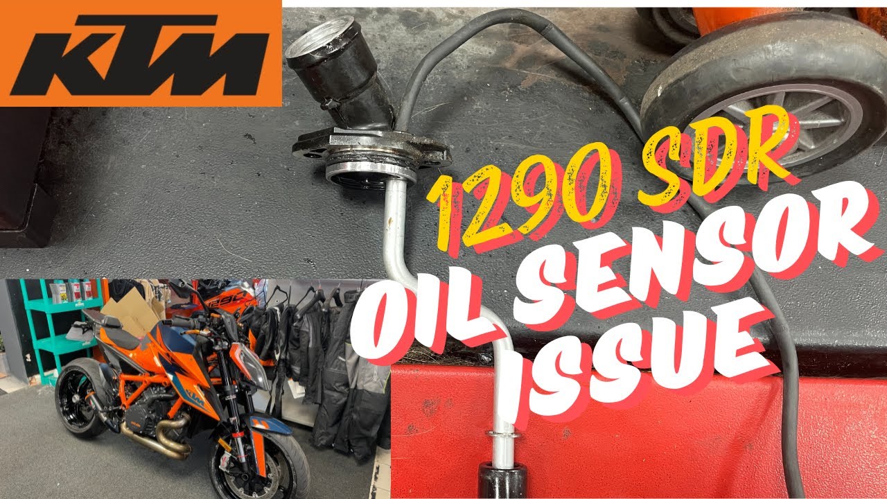 KTM 1290 SDR oil level/temperature sensor issue - YouTube
