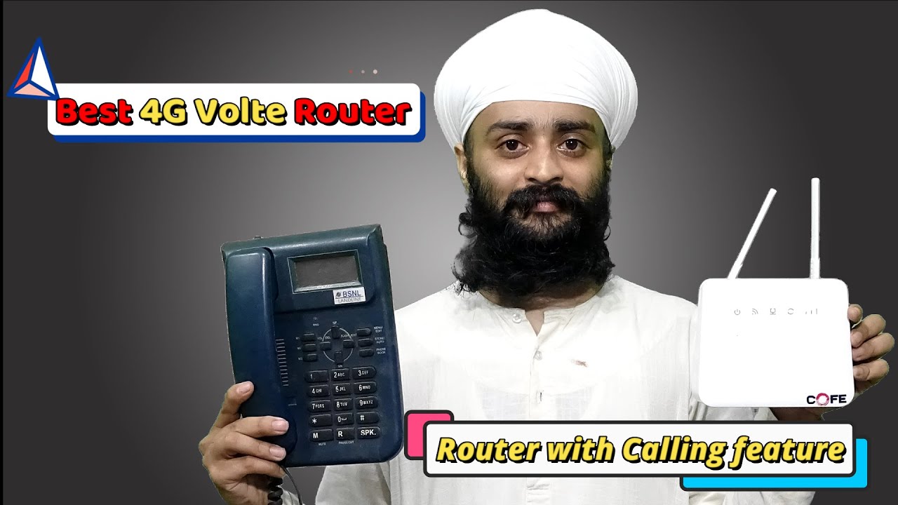 CF-4GVL027 Best WiFi + Calling Volte | 4G Wireless Router with Calling ...