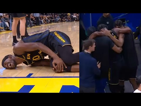 Jimmy Butler yells in pain after ACL injury vs Heat and gets carried to locker room 😬