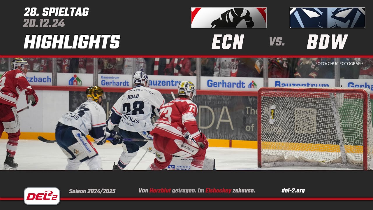 DEL2 | Game Highlights Spieltag 28: EC Bad Nauheim vs. Blue Devils Weiden