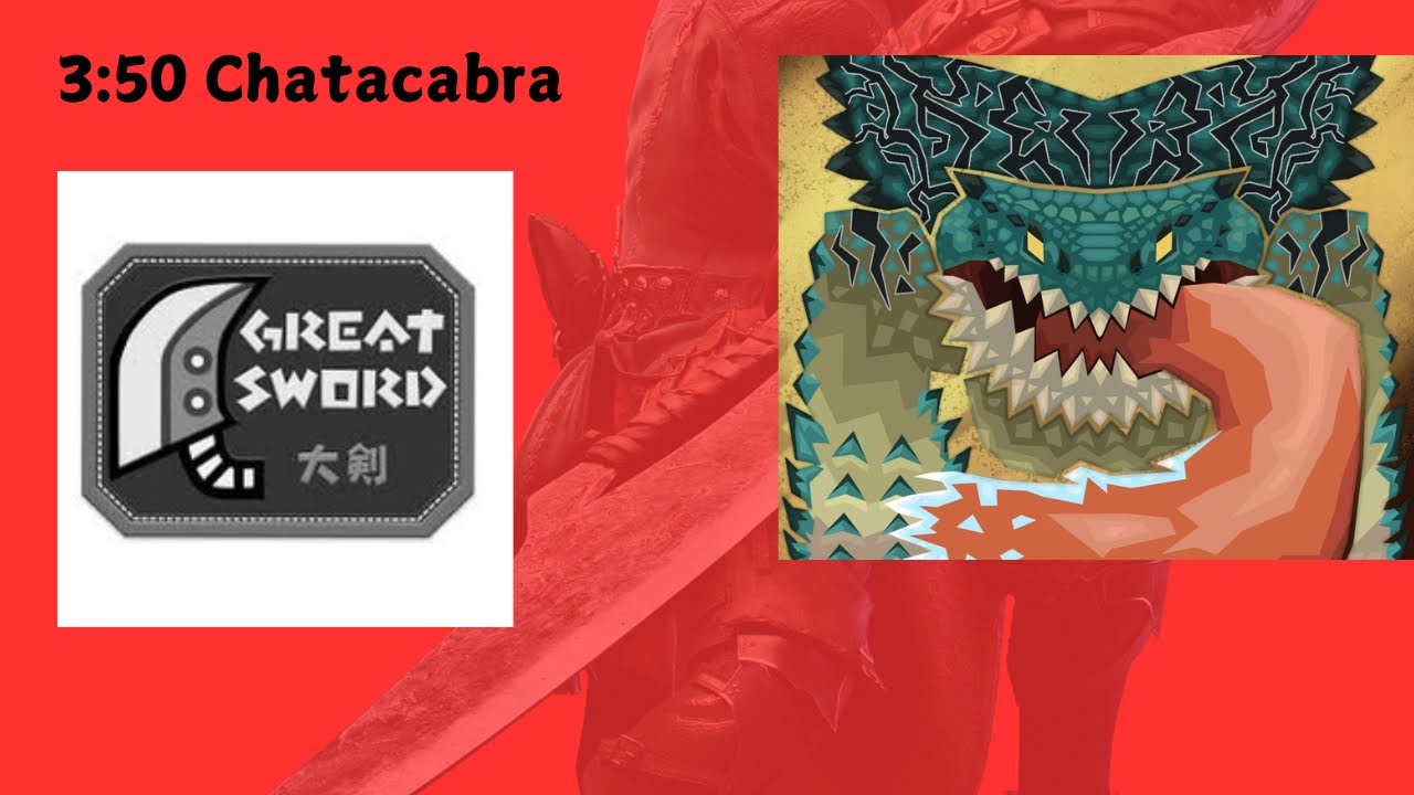 Monster Hunter Wilds Chatacabra GS Speedrun 3:50 - YouTube