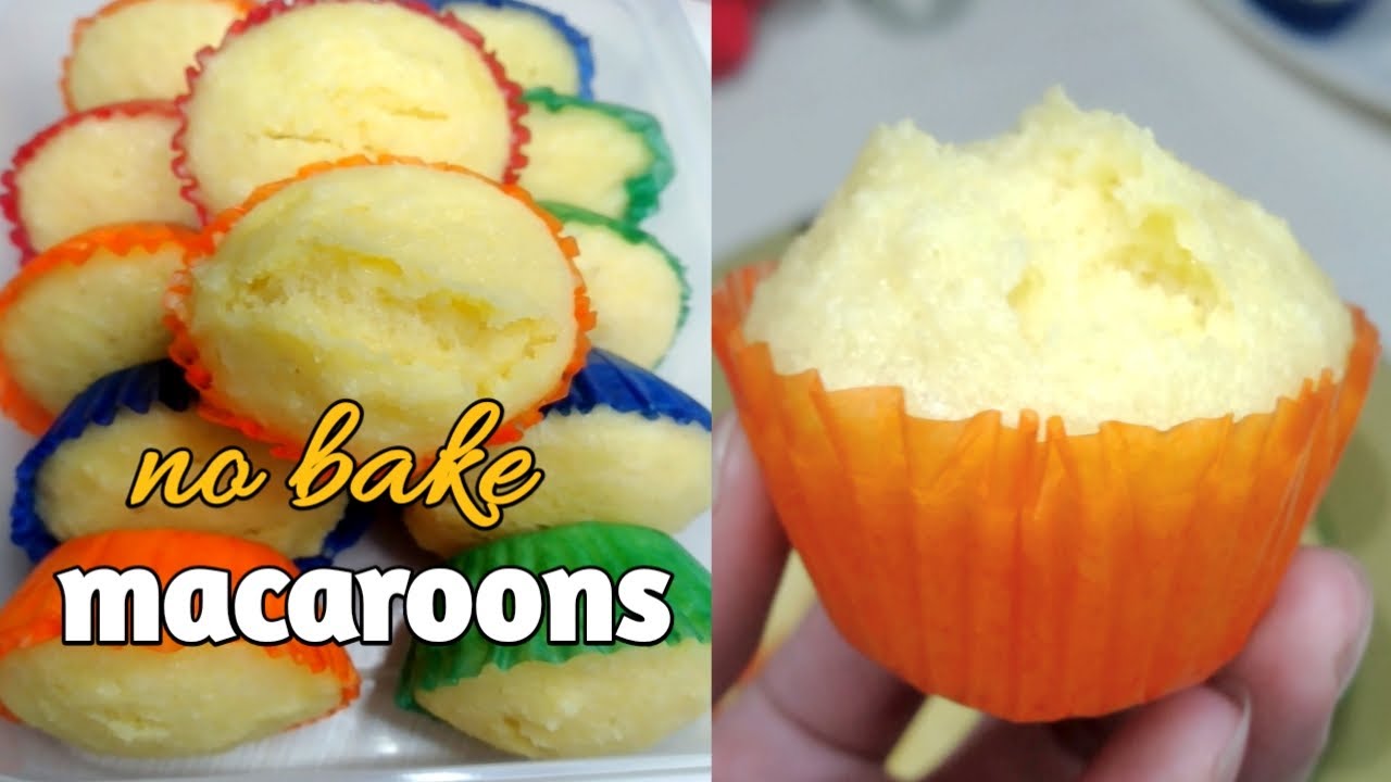 No Baked Macaroons easy recipe/Steamed Macaroons - YouTube