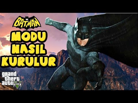 GTA 5 BATMAN MODU KURULUMU VE OYUN İÇİNDE KULLANIMI +LİNK