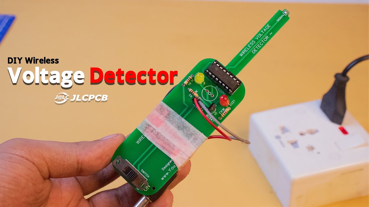 How to Make DIY Wireless Voltage Detector | Make AC Voltage Tester ...