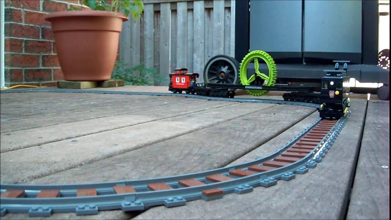 LEGO PRR FF1 Big Liz Locomotive Train - YouTube