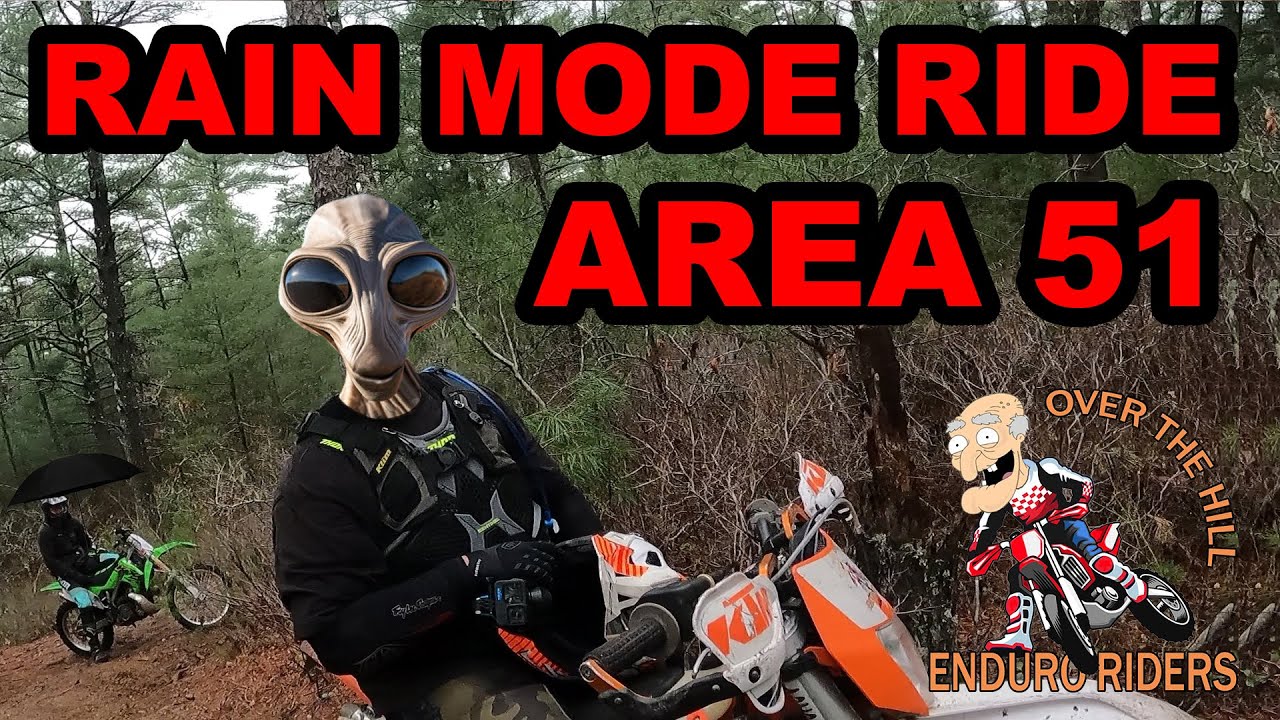 A Wet Slippery Ride, Over the Hill Enduro Riders - YouTube