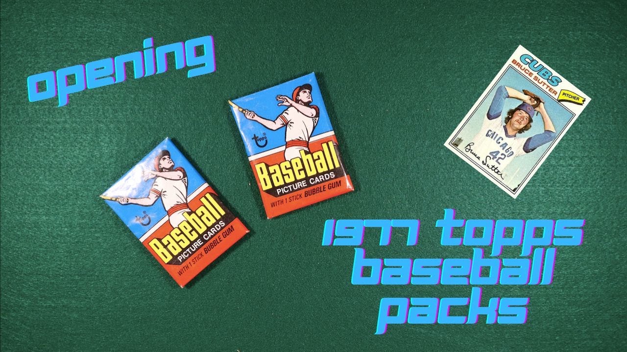 Opening 1977 Topps Baseball Wax Packs Round 2 - YouTube