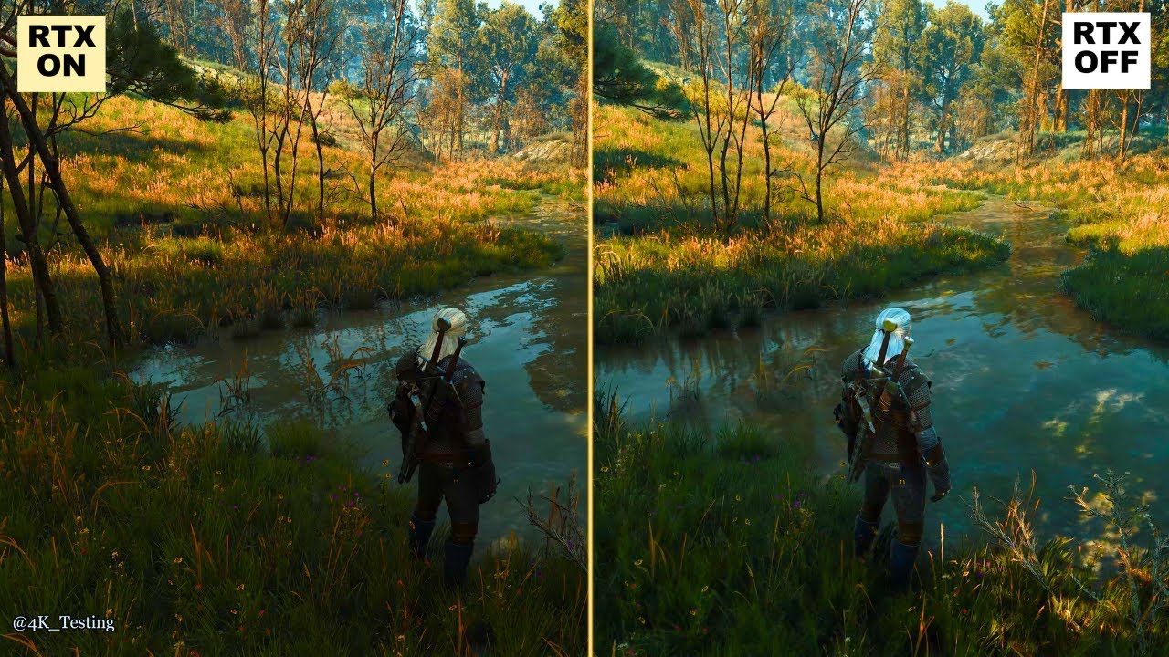 The Witcher 3 RTX ON vs RTX OFF | 4K - YouTube