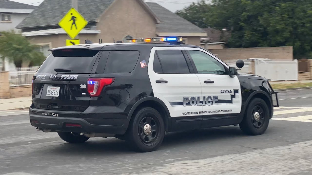 Azusa Police Response (Multiple Clips) - YouTube