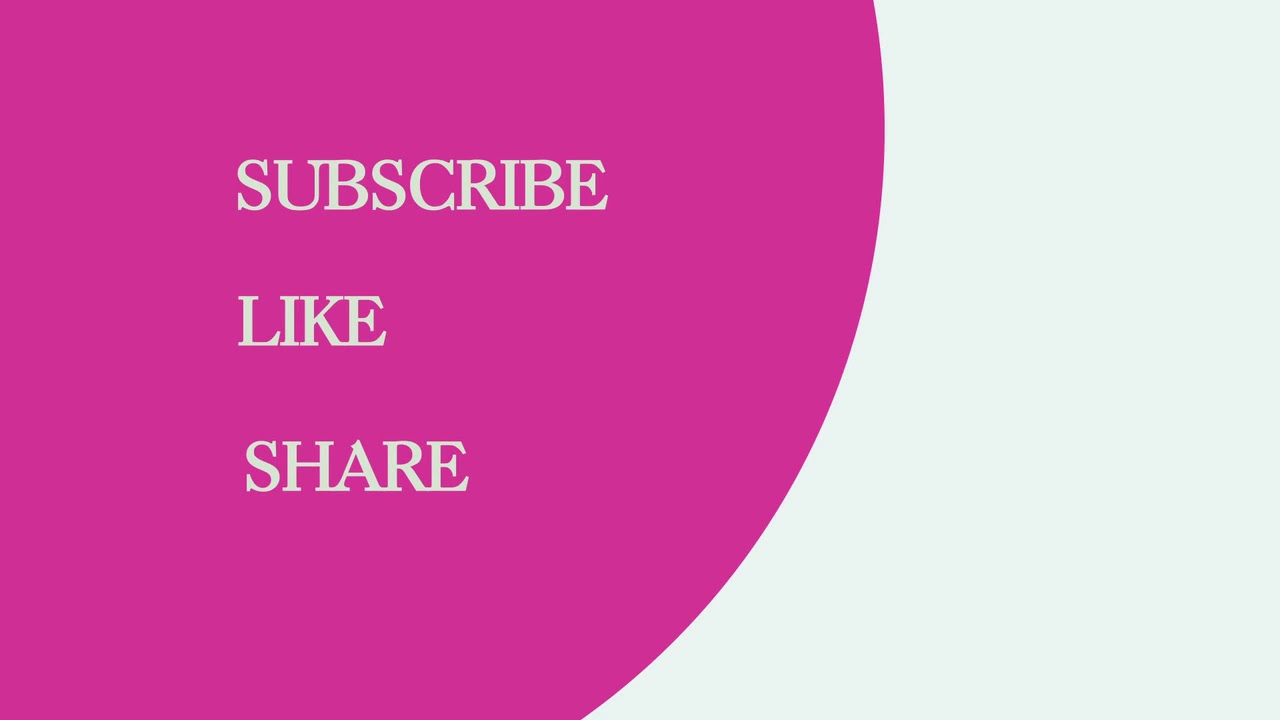 Subscribe - Like - Share Animation Template 4K | No Text COPYRIGHT FREE ...