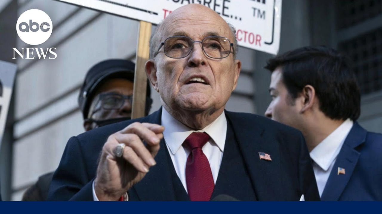 Judge dismisses Rudy Giuliani's bankruptcy case - YouTube