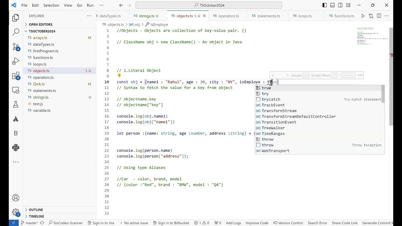 #14 - Objects in TypeScript Part 2 - YouTube