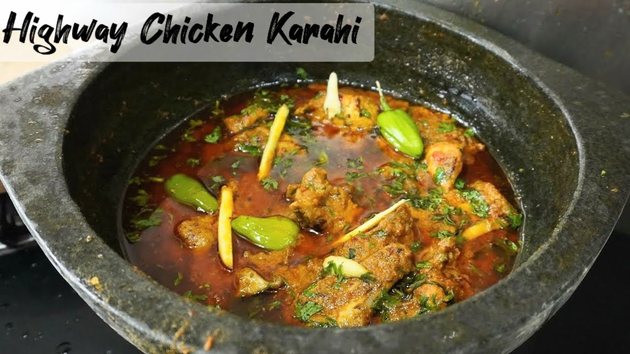 Highway Chicken Koyla Karahi | Super Easy Recipe | Cooking in Kalchatti ...
