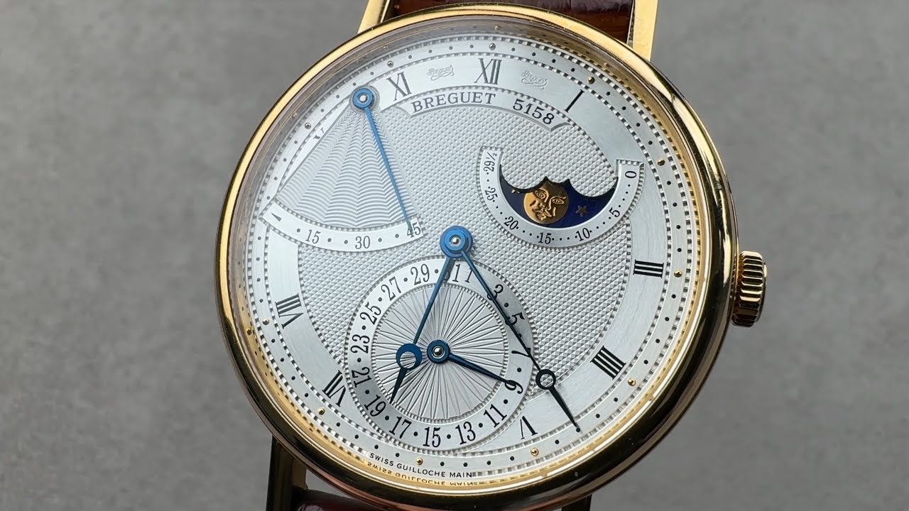 Breguet Classique Moonphase 7137 (7137BA/11/9V6) Breguet Watch Review - YouTube