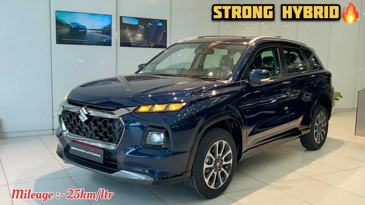 Maruti Suzuki Grand Vitara Strong Hybrid New Model 2025 Alpha Plus ...