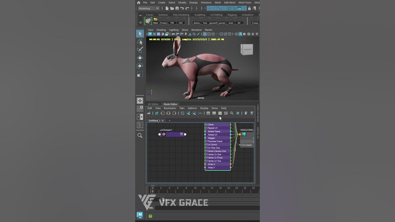 Quick Tips for Selecting UV Sets for Texturing in Maya - YouTube