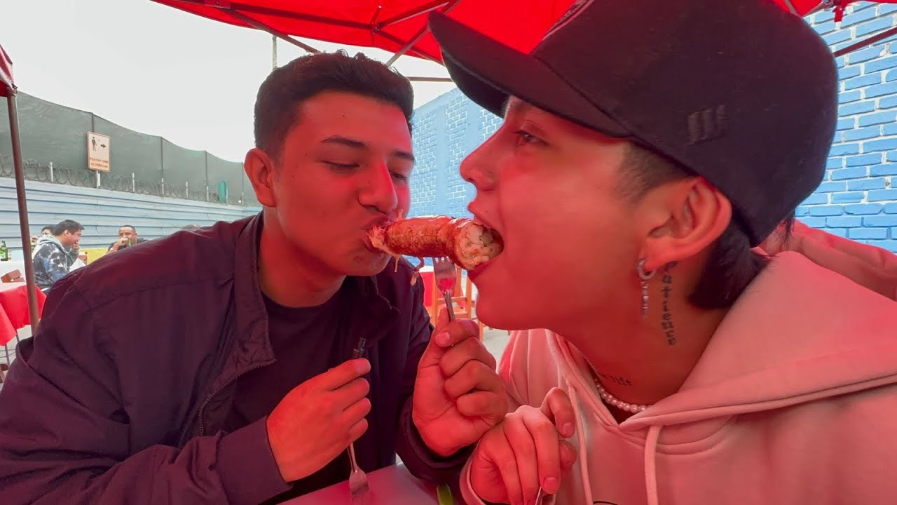 YENDO A COMER LA RICA “PINGA RELLENA” - YouTube