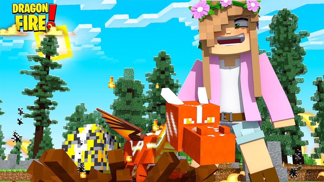 THE FIRST SUNLIGHT DRAGON! Minecraft Dragon Fire - YouTube