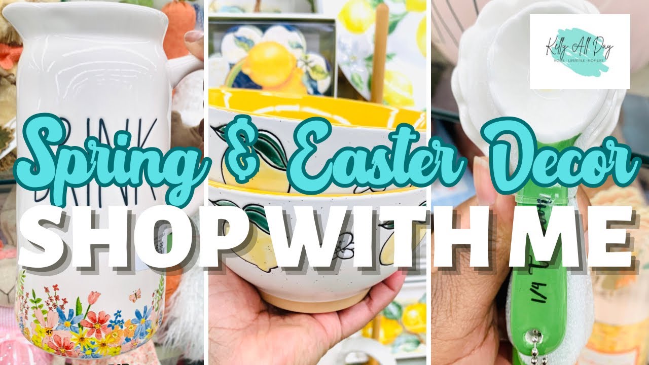 SPRING AND EASTER DECOR SHOP WITH ME - YouTube