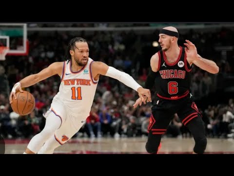 Knicks vs Bulls redemption time. fight for 3rd place. confidence and ...