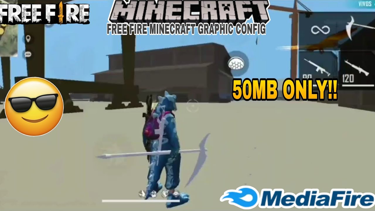 FREE FIRE MINECRAFT GRAPHICS IN FREE FIRE 🔥| PLAY WITHOUT ANY LAG ...