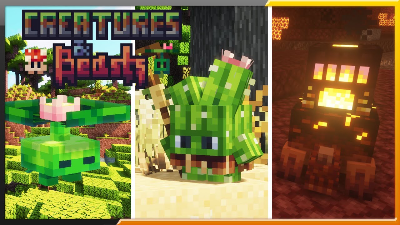 MOD DE CRIATURAS E MOBS PARA 1.19!!! - CREATURES AND BEASTS - TUTORIAL ...