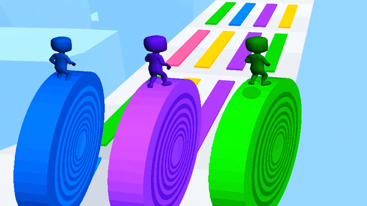 LAYERS ROLL game MAX LEVEL 🌈👮‍♂️💙 Gameplay All Levels Walkthrough iOS ...