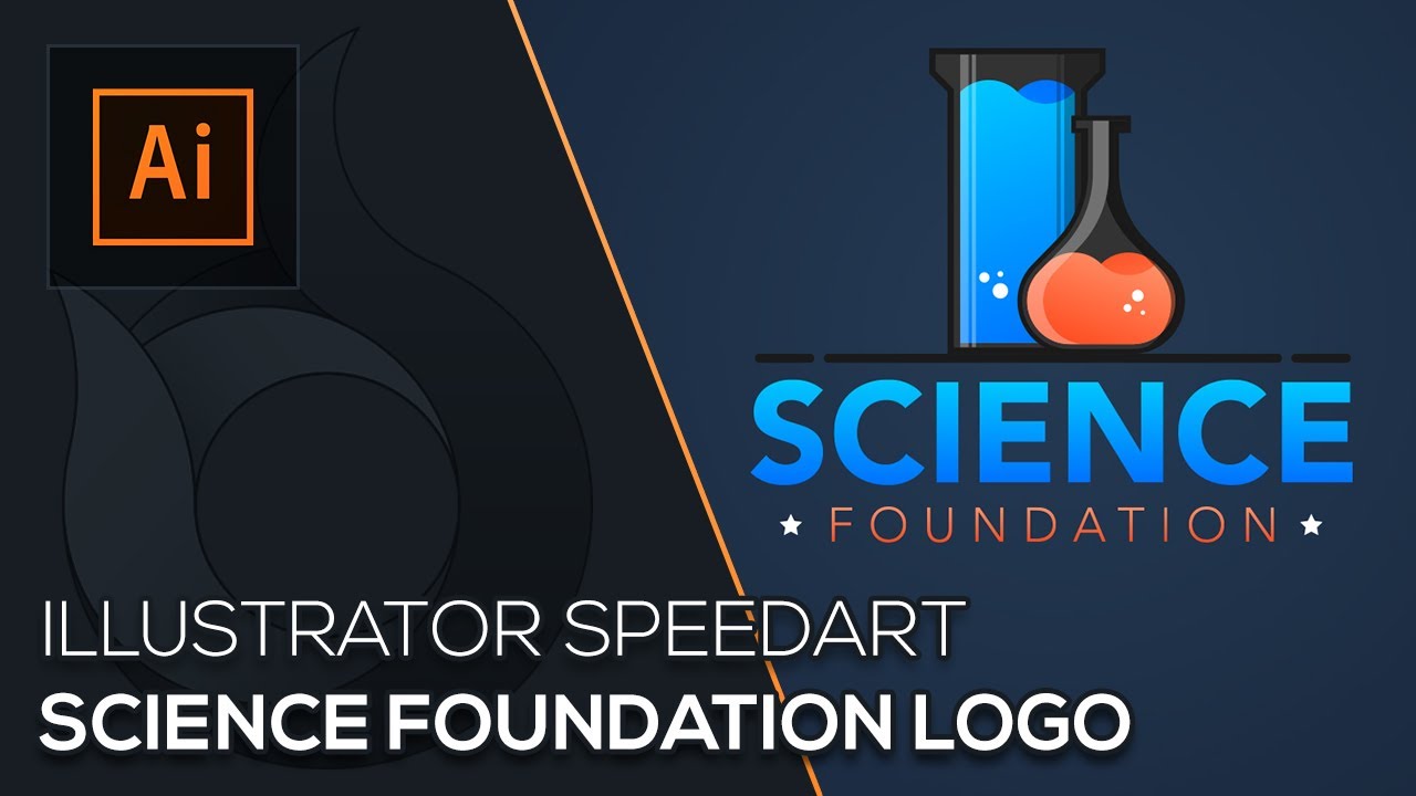 Science Foundation Logo | Illustrator Speedart | German | Wildfire ...