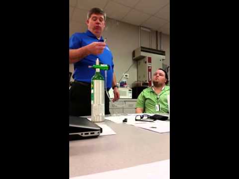 Oxygen and a lit cigarette