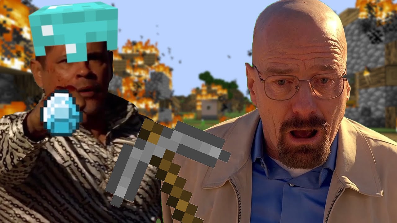 Walter White plays Minecraft. - YouTube
