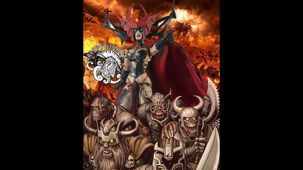 ULTIMATE HELA Custom Marvel Legends - YouTube